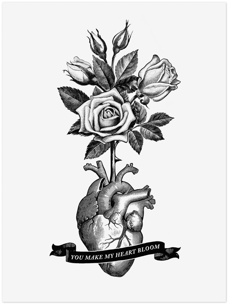 Heart Bloom Limited Edition Print – Divine Savages